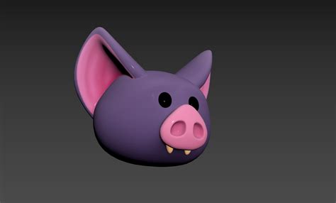 Prop174 Bat Head 3d Model Cgtrader