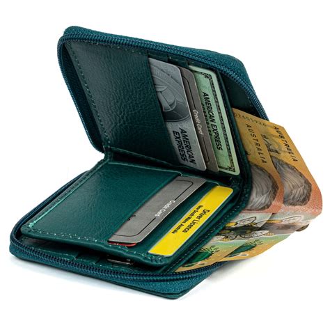 Zip Wallets For Men And Women Leather And Rfid Protection