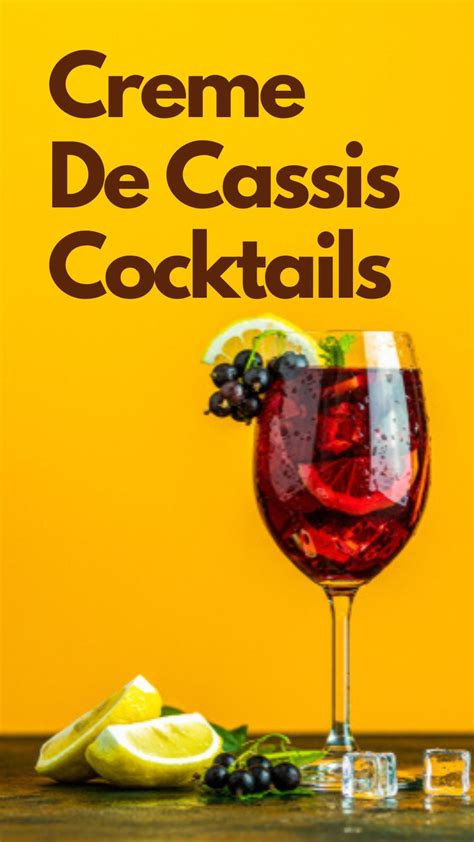 12 Best Crème De Cassis Cocktails To Drink Recette Crème De Cassis Creme Cocktails