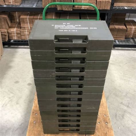 Rtg Parts German Hand Grenade Case Spare Gun Parts Box Ger 1205 Plt