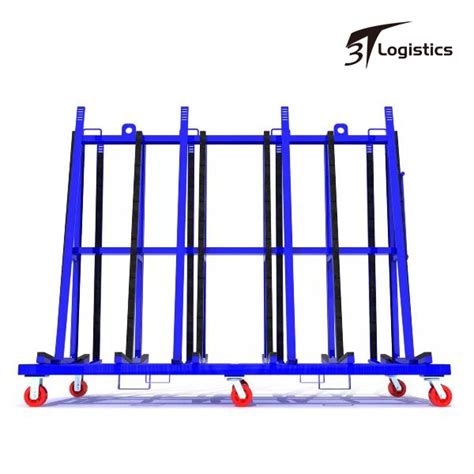 Glass Racking Roll Container Wire Container Glass Racks Post