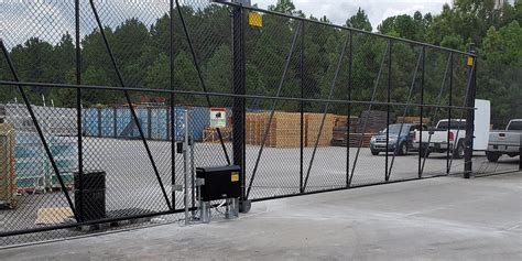 Nice Apollo 7251 Ac Or Solar Commercial Post Mount Single Slide Gate