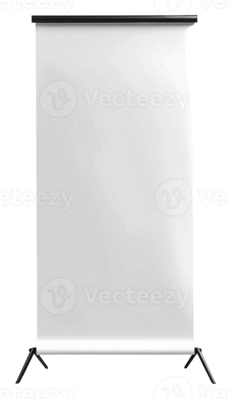 Blank Presentation Screen Set Up For A Conference 50478090 Png