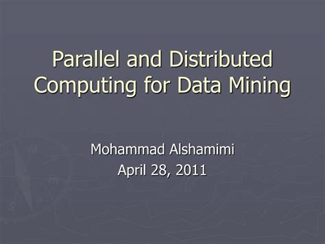 ppt parallel and distributed computing for data mining powerpoint