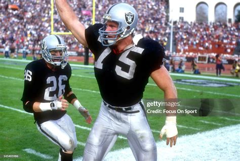 Defensive Tackle Howie Long And Van Mcelroy Of The Los Angeles News Photo Getty Images