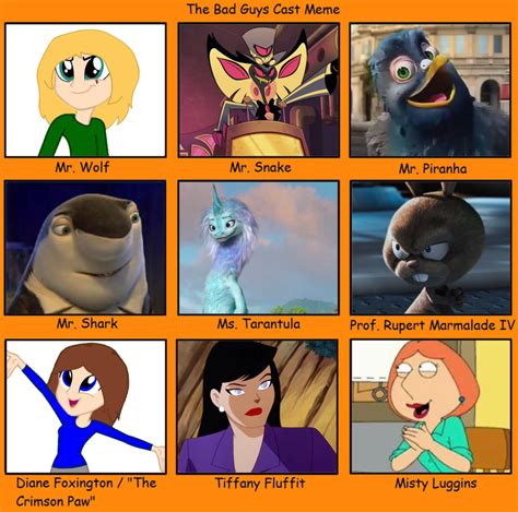 The Bad Guys Trk Style Cast Meme By Devink2004 On Deviantart