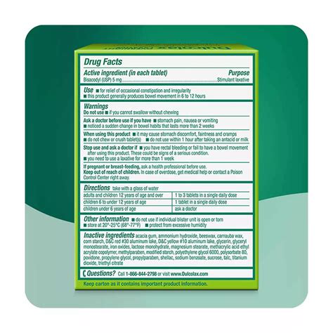 Buy Dulcolax Overnight Laxative Constipation Relief Tablets 6 Ct From Dollar General Instore