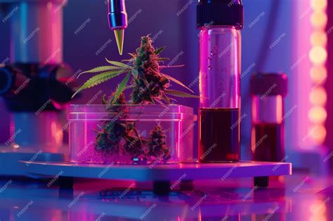 A Lab Table With A Microscope And Various Scientific Instruments