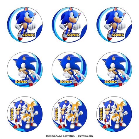 Free Printable Sonic The Hedgehog Birthday Party Kits Template