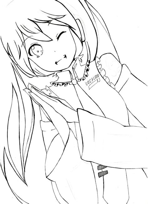 Hatsune Miku Drawing At Getdrawings Free Download