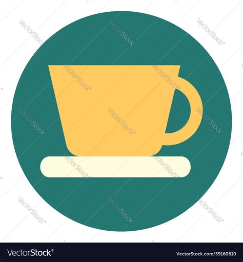 Coffee Glass On A White Background Royalty Free Vector Image