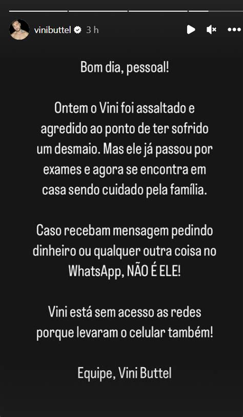 Vini Buttel é Assaltado A Caminho Do Sambódromo Do Anhembi