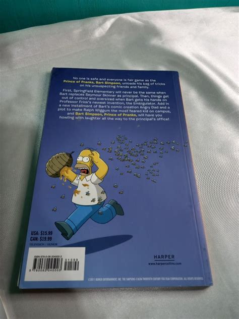 Bart Simpson Comic Book Prince Of Pranks Hobbies And Toys Books