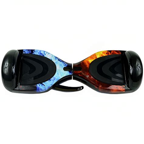 Hoverboard Overboard Skate Elétrico 65 Polegadas Com Luz Led E Bluetooth Galaxyhip Hop Fogo