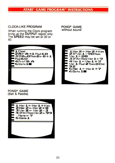 Atari 2600 Vcs Basic Programming Scans Dump Download Screenshots Ads Videos Catalog