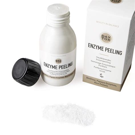 Daytox Enzyme Peeling Powder For Face Vegan Silicone Free Made In