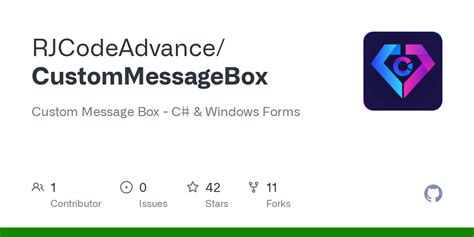Github Rjcodeadvancecustommessagebox Custom Message Box C