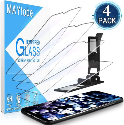 Maytobe Galaxy A20 Screen Protector Tempered Glass For Samsung Galaxy