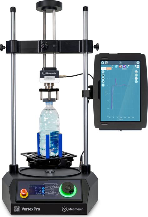 Mecmesin Vortexpro Touch Twin Column Automated Torque Tester With Touchscreen Console 10 Nm