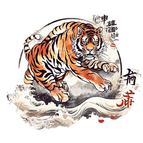 Tiger Chinese Zodiac Tattoo