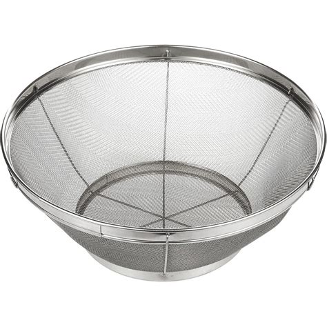 Stainless Steel Colander Mesh Colander Strainer Basket Shopee Singapore