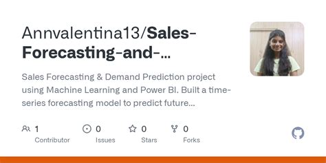 Github Annvalentina13 Sales Forecasting And Demand Prediction Using