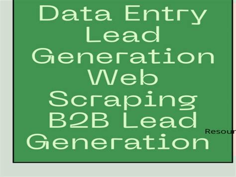 Data Entry Specialist With All Types Of Data Entry Lead Generation Upwork