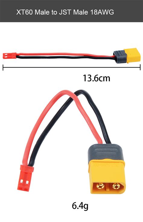 Xt60 Male Female To T Xt30 Jst Cable Series Parallel Circuit Cable