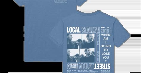 Local Natives Violet Street Blue Tee