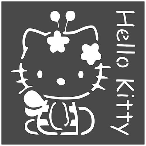Hello Kitty Stencil