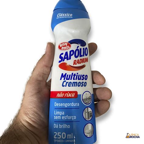 Sapólio Radium Multiuso Cremoso Clássico Bombril 250ml Química Rocha