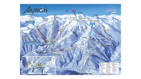 Auron Ski Map And Resort Information Free Piste Map