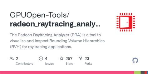 Radeonraytracinganalyzerbuildmd At Main · Gpuopen Toolsradeonraytracinganalyzer · Github