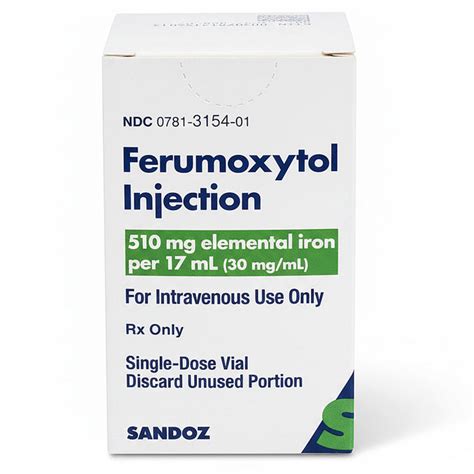 Ferumoxytol Injection For Iron Deficiency Anemia Treatment