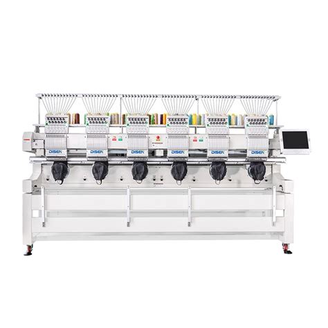 Six Head Fully Automatic Computerized Embroidery Machine Multi Head