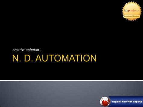 N D Automation Ppt