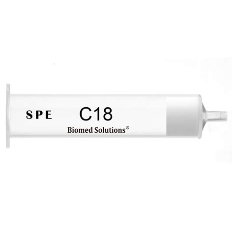 Solid Phase Extraction Cartridges C18 Spe Columns For Retention Of The Target Compound For
