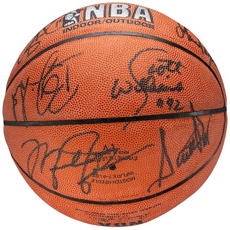 1990 91 Chicago Bulls Basketball Team Signed By 12 With Michael