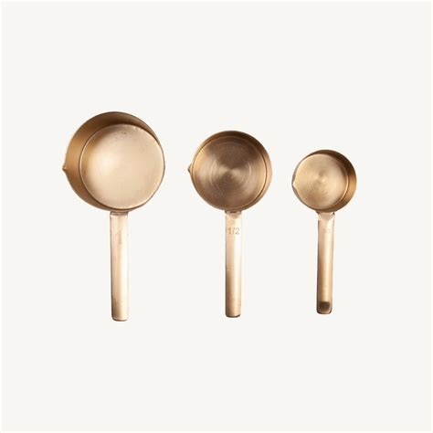Brass Measuring Cup Set Adobe By Jess Vargas