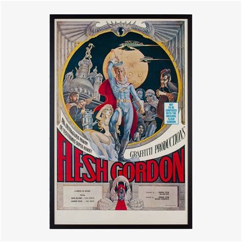 Vintage Flesh Gordon Film Poster