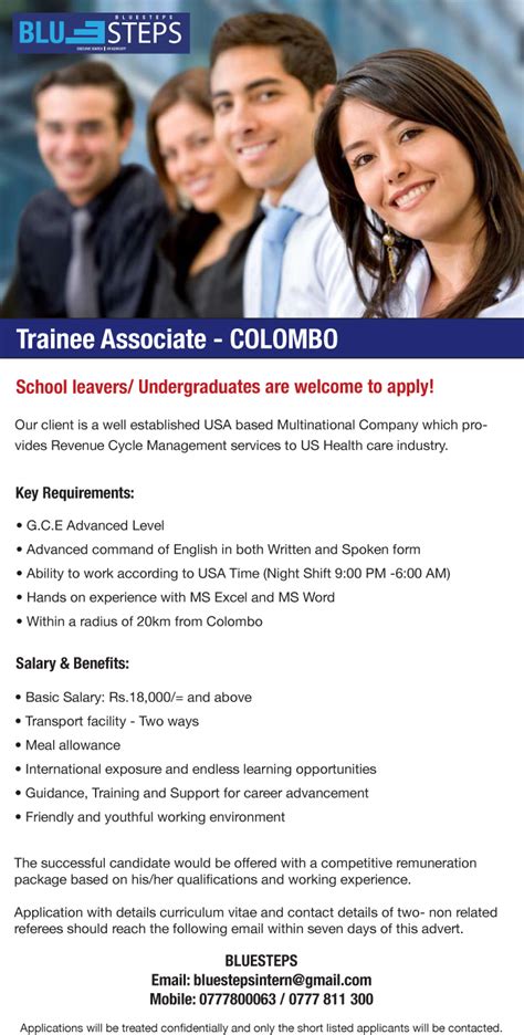 Trainee Associate Colombo