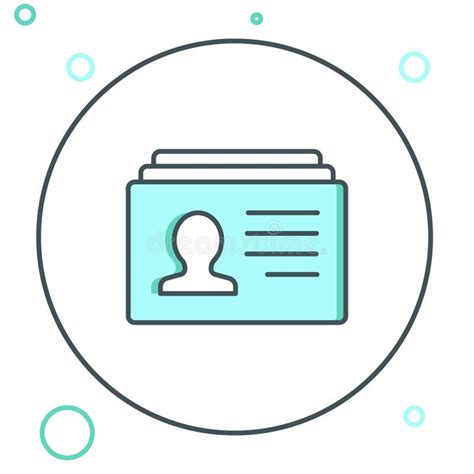 Line Resume Icon Isolated On White Background Cv Application