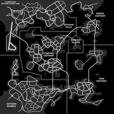 Arkham Knight Map