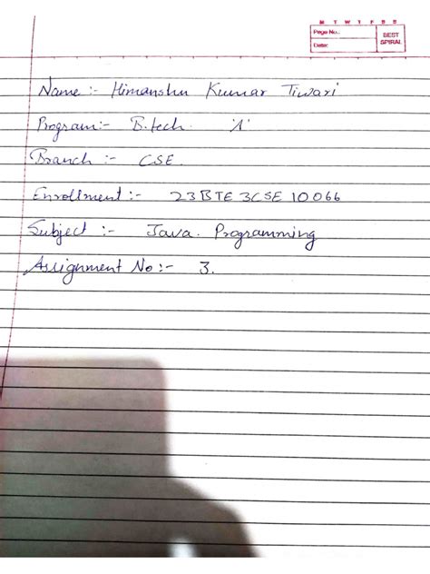 Java Assignment 3 Pdf