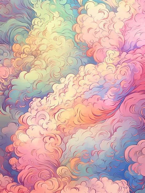 Free Photo Beautiful Clouds Digital Art