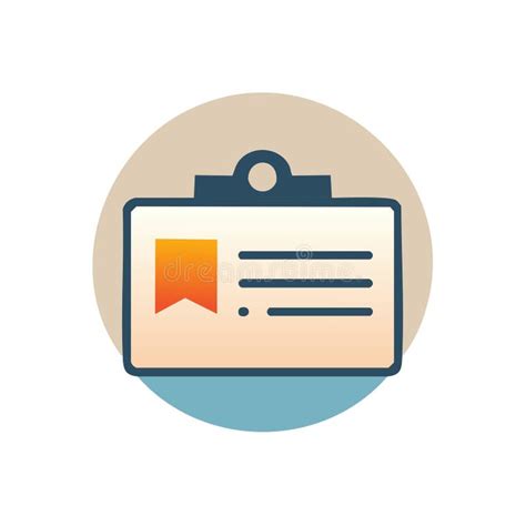 Identification Card Icon Employee Pass Graphic Symbol User Identity