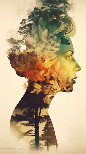 Premium Ai Image Abstract Woman Illustration