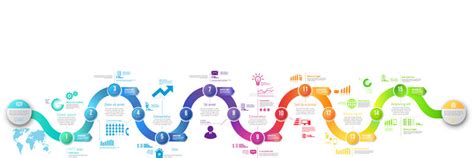Infographic Style Colored Arrow Menu Or Option Vector Image