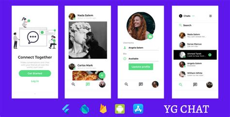 ygchat chat and call app android and ios flutter app code market