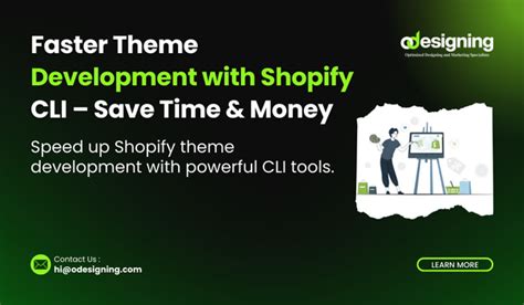 Faster Theme Development With Shopify Cli Save Time And Money Odesigning
